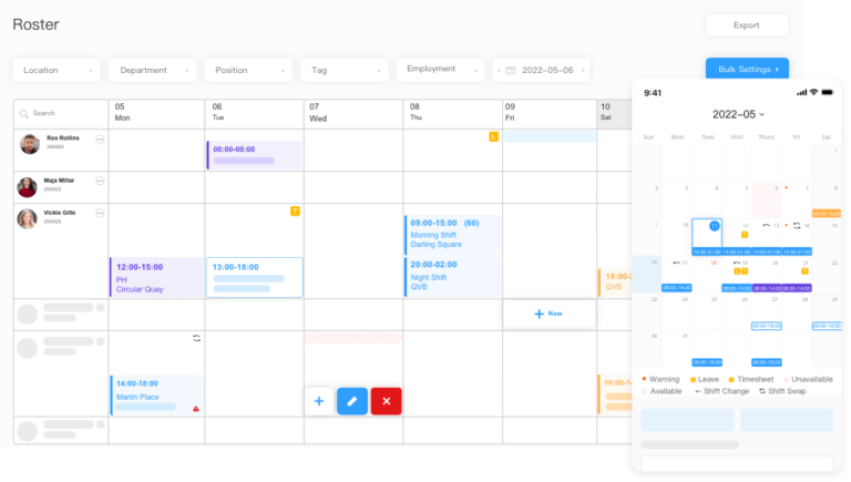 Efficient Retail Scheduling with Advanced Rostering System for Australia | Workstem