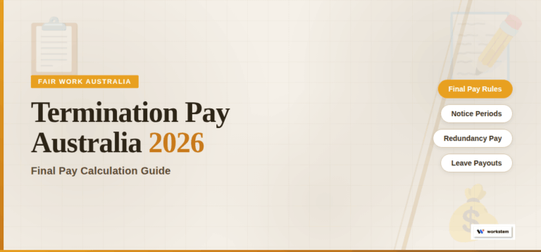 Termination Pay Australia 2026: Final Pay Calculation Guide - Workstem ...